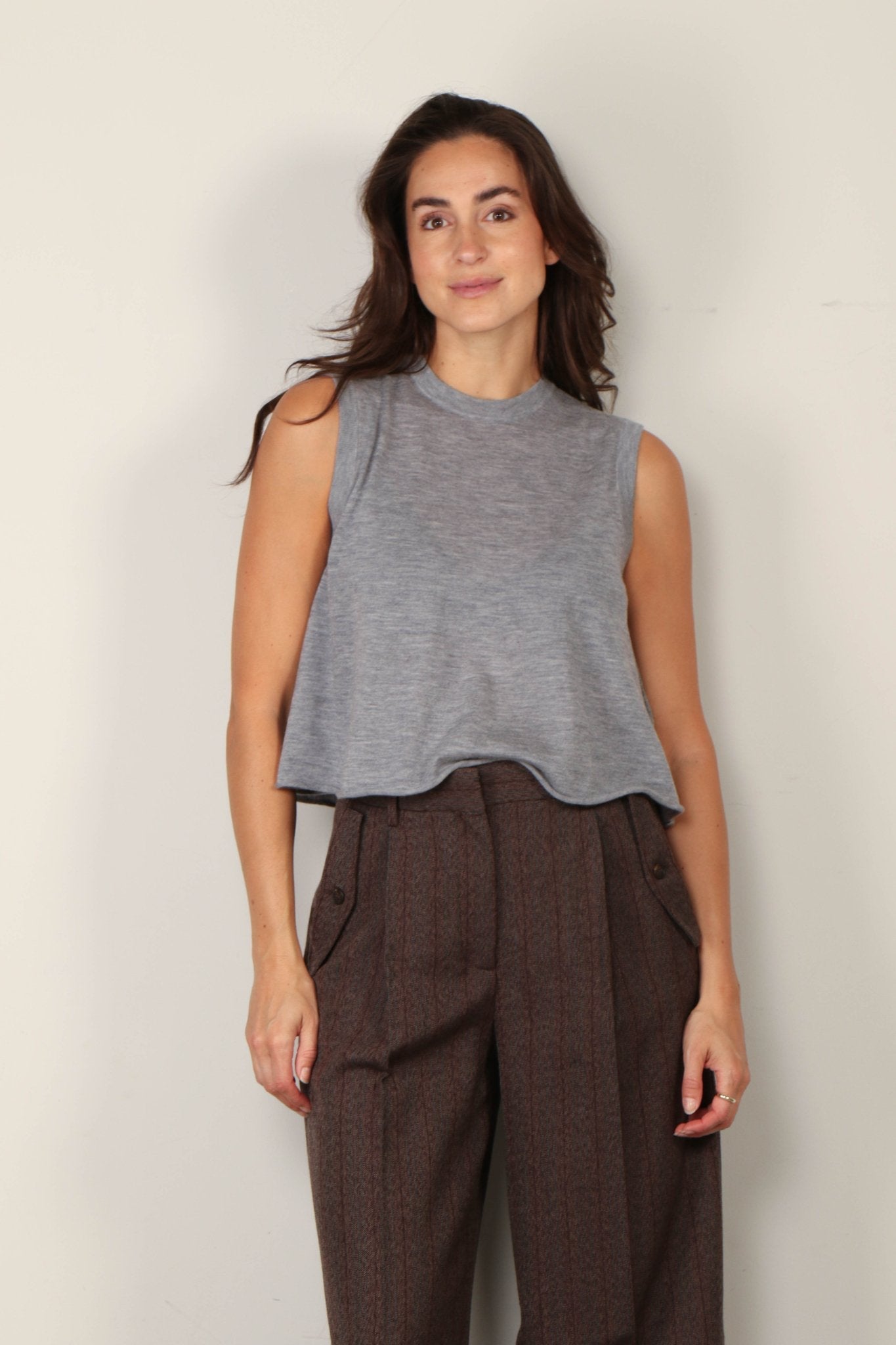 Shop Lisa Yang - Top - Nali - Dark Mist - BYLOTTE