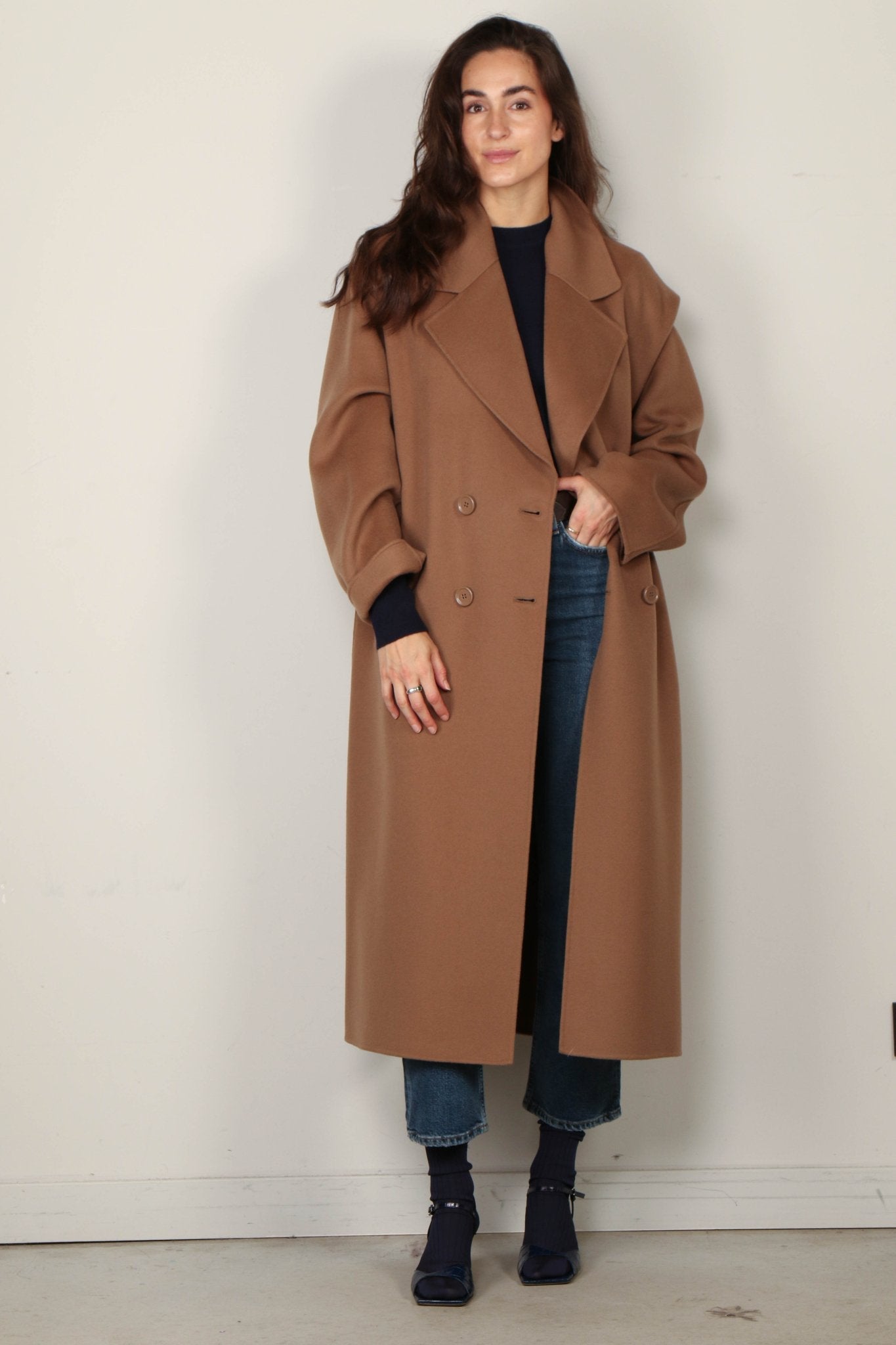 Shop Max Mara - Jas - Heller - Hazelnut - BYLOTTE