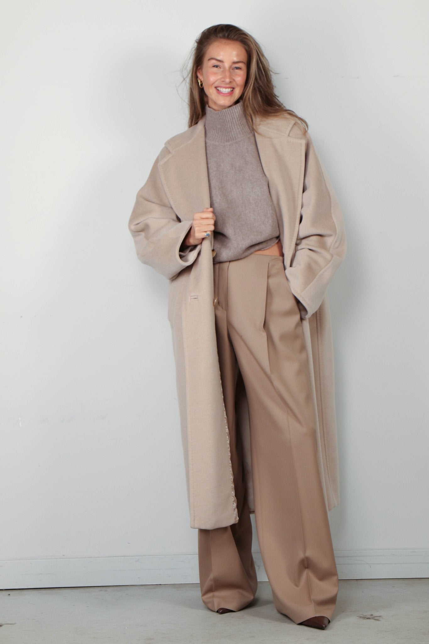 Shop Max Mara - Jas - Madame - Ecru - BYLOTTE